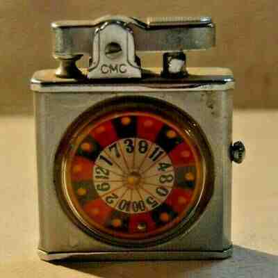Vintage Roulette Wheel Cigarette Lighter CMC Continental - Sold for $21 ...