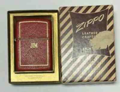 Rare And Collectible Vintage Lighters : Zippo Leather Wrap Value Guide ...