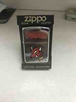 #1 Mossimo Zippo Lighter "Hell Bent" Devil Smoking (A XI) 1995 - Sold ...
