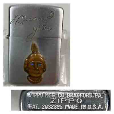 Rare And Collectible Vintage Lighters : Native American Zippo Lighter ...