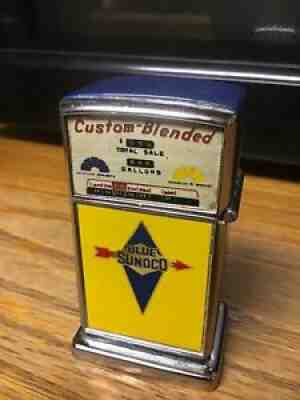 Vintage Rare Blue Sunoco Gas Pump Lighter Japan â?¦minor Damage - Sold ...