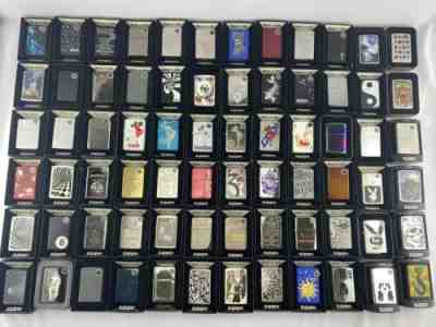 ZIPPO LIGHTER COLLECTION LOT OF 72 ALL NEW SEALED ALL IN ORIGINAL LABELED BOXES - Sold for $962. ...