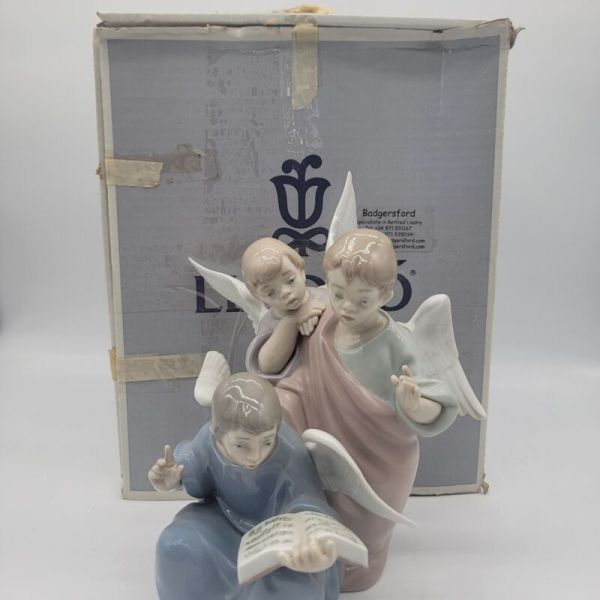Rare And Collectible Lladro : Lladro Three Angels Singing Value Guide ...