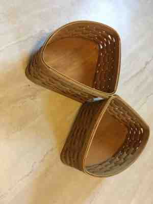 Rare and Collectible Longaberger Baskets : triangle corner baskets