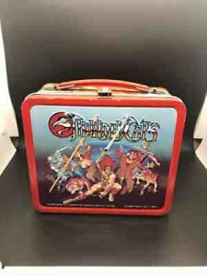 Vintage 1985 "THUNDERCATS" MetalL Lunch Box with Matching Thermos GC ...
