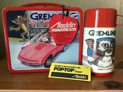 VINTAGE GREMLINS LUNCHBOX AND THERMOS- UNUSED WITH PAPERS!!!! - Sold ...