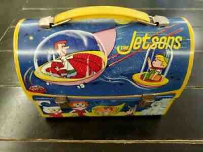 The Jetsons Lunch Box & Thermos 1963 Aladdin Metal Vintage - Sold for ...