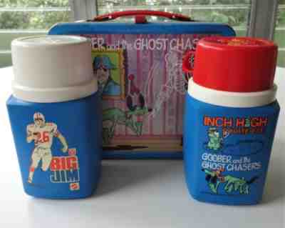 Vtg 1974 Goober & The Ghost Chasers Lunchbox Thermos + Extra Big Jim ...