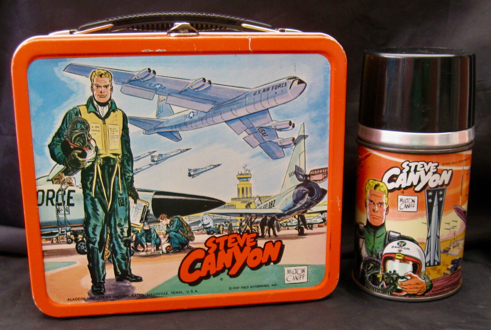 Rare And Collectible Lunch Boxes : Vintage Lunch Box Pilot Box Value ...