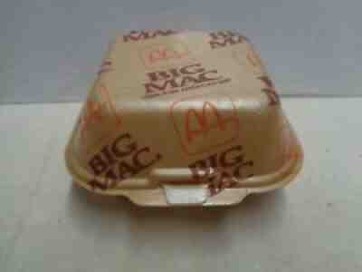 1990 BIG MAC McDonalds styro-foam container old vintage original empty