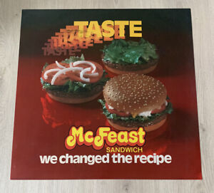 Vintage McDonald’s 1978 McFeast Taste New Recipe Meal Hamburger ...