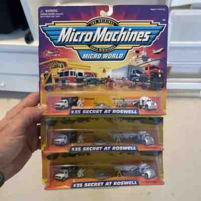 Micro Machines #35 Secret At Roswell Sealed. 1999 Galoob. You Get 3 ...