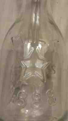 vintage milk bottle made in canada embossed cow and star 1888 milk 10 ...