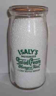 Isalys Pasteurized Salad Cream Youngstown OH. Green Pyro Pint Wide ...