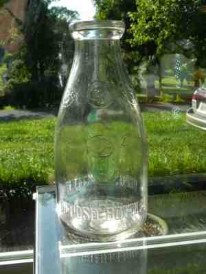 3 Cent Deposit Quart Milk Bottle 1946