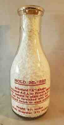 TRPQ Milk Bottle Salesman Sample Mold ML-595 ACL Neck #155 NO Reserve ...