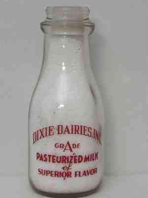 Milk Bottle Collectibles : Milk Bottle Dixie Farm Value Guide - Price ...