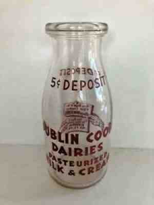 Milk Bottle Collectibles : Dublin Coop Milk Bottle Value Guide - Price ...