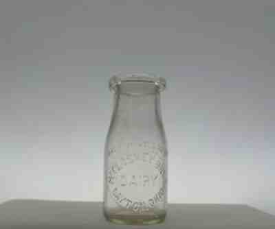 DAYTON OH Early McCLOSKEY BROS DAIRY EMBOSSED 1920s MILK BOTTLE - Sold ...