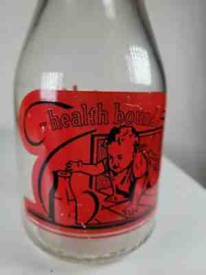 Vintage One Quart Milk Bottle Dairy Appleton Co-op Creamery Wi Wis ...