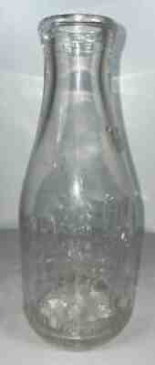 Vintage One Quart Purity Milk Co. Philipsburg, PA Glass Script Milk ...