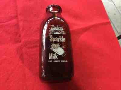 1959 Peelers Sparkle Amber Quart Milk Bottle Gaffney SC Ph# IV9-2933 ...