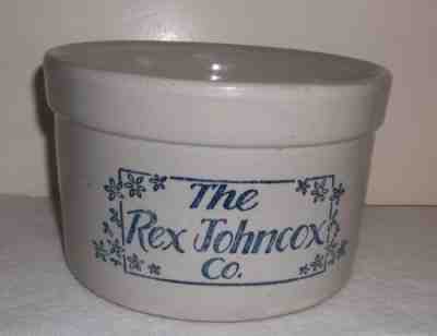The Rex Johncox Co. Onstead MI. Butter Crock Dated 1977 Louisville ...