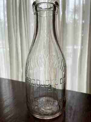 Liberty Dairy Products Co Elm Grove WV quart milk bottle In Amazing ...