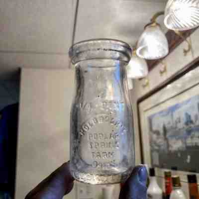 1/4 Pt Gill Milk Bottle Holbrookâ??s Poplar Spring Farm Brentwood MD ...