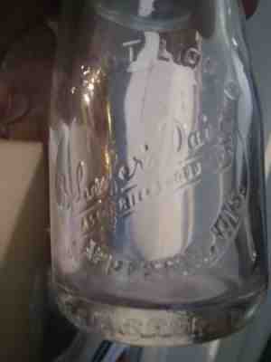 Schaefer DAIRY Appleton WI 1/4 Pint milk bottle - Sold for $44.00 ...