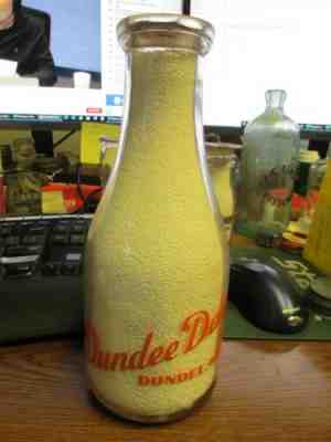 Dundee, Mich. Dundee Dairy TRPQ Milk Bottle MICHIGAN MI Milk Means ...