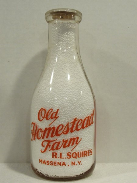Milk Bottle Collectibles : Homestead Dairy Massena Value Guide - Price ...