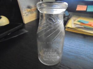 Centre Hall Pa Antique Half Pint Reish’s Dairy Milk Bottle Centre ...