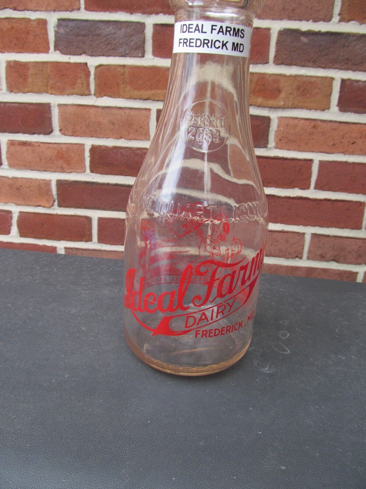 Milk Bottle Collectibles : Ideal Farms Milk Bottle Value Guide - Price ...