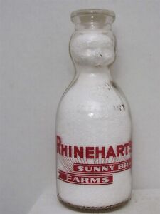 Milk Bottle Collectibles : Rhinehart Milk Bottle Value Guide - Price ...