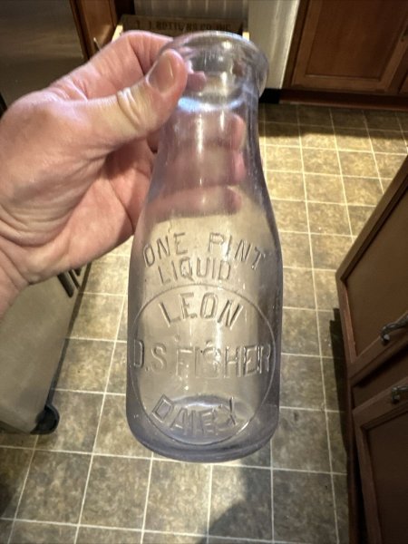 Milk Bottle Collectibles : Leon Fisher Milk Bottle Value Guide - Price ...