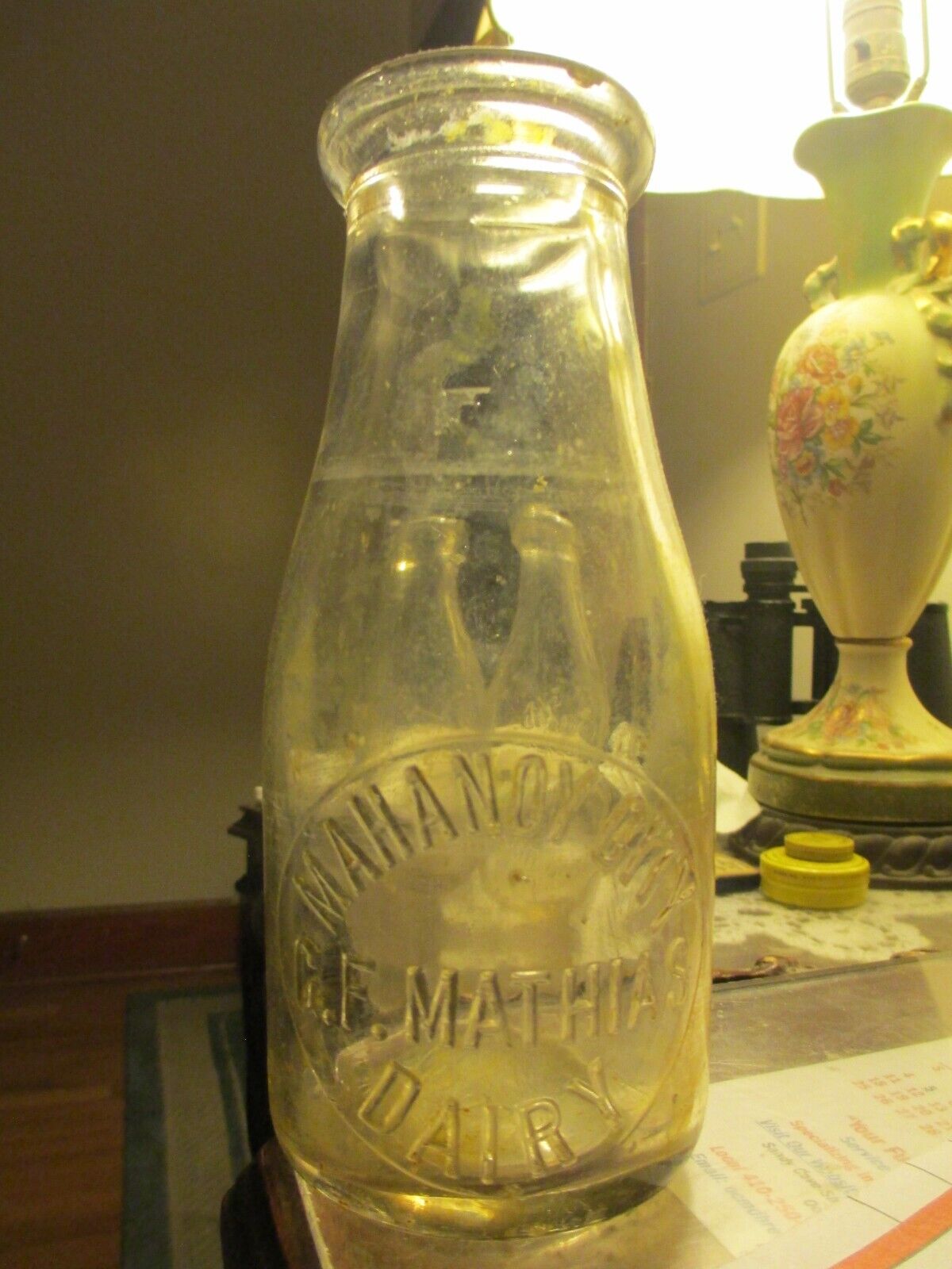 Milk Bottle Collectibles : Mathias Milk Bottle Value Guide - Price List ...