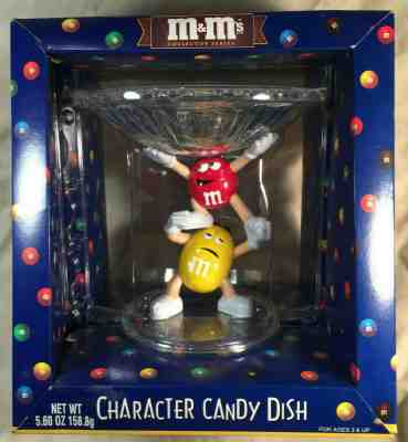 M&Ms Collector Series Crystallized Acrylic Yellow & Red Characters ...