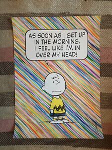 Peanuts Memorabilia Collectibles : Peanuts Hallmark Display Poster ...