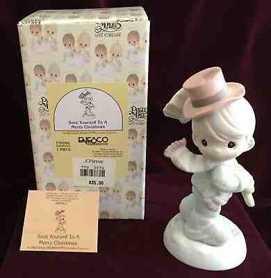 Precious Moments SOOT YOURSELF TO A MERRY CHRISTMAS 150096 1995 w/box ...