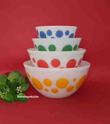 Vintage Pyrex Collectibles : Blue Polka Dot Value Guide - Price List ...