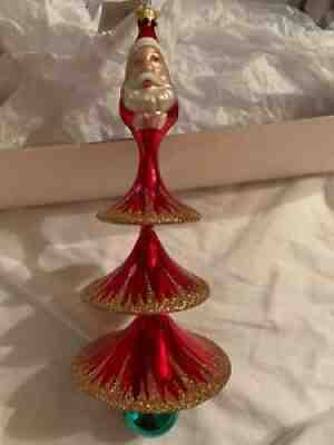 Christopher Radko Collectibles : Christopher Radko Santa Under Ball ...