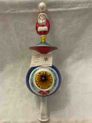Christopher Radko Collectibles : Two Sided Santa Reflector Value Guide ...