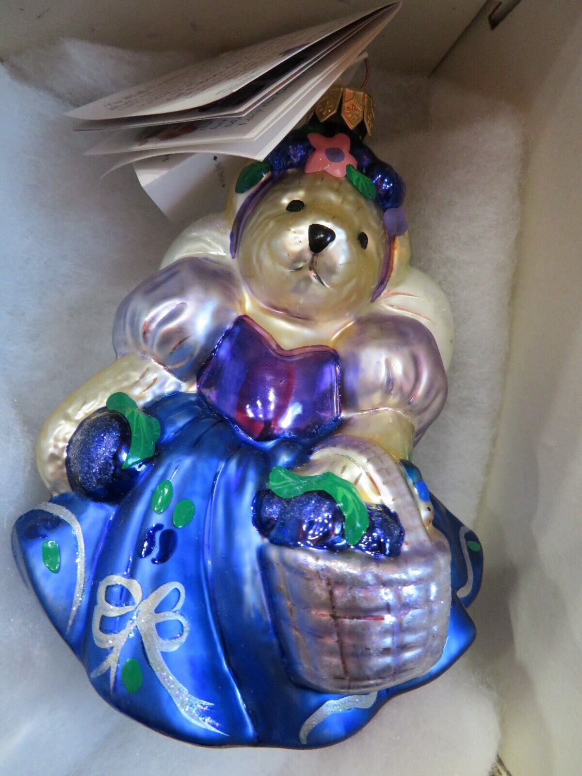 Christopher Radko Collectibles : Muffy Vanderbear Plum Fairy Value ...