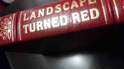 LANDSCAPE TURNED RED by Sears ANTIETAM Easton Press Leather ...