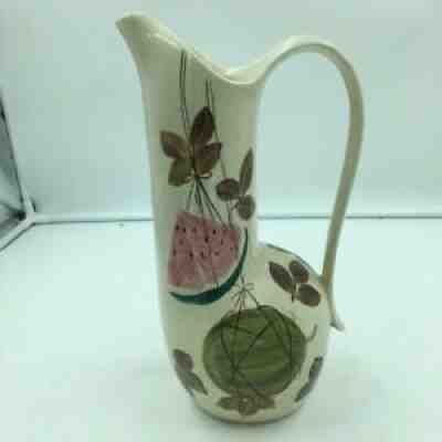 Redwing Mid-Century Pottery Tampico Watermelon Pattern 64 oz. Pitcher ...