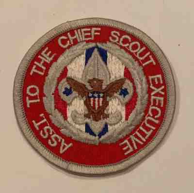 Rare And Collectible Scout Patches : Chief Scout Executive Patch Value ...