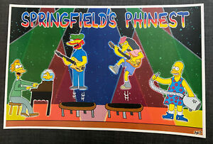 PHISH Simpsons Lot Art Poster 2003, Festival IT