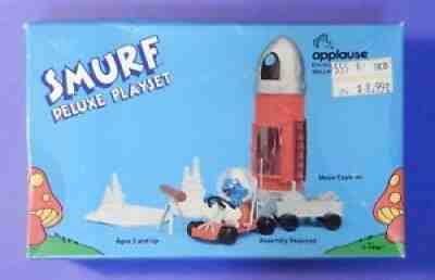 SCHLEICH Smurfs 7536 Moon Explorer Rocket Smurf Deluxe Playset ...