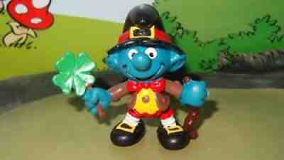 Smurfs Leprechaun Smurf w/ Black Hat Red Band Rare Vintage Original ...